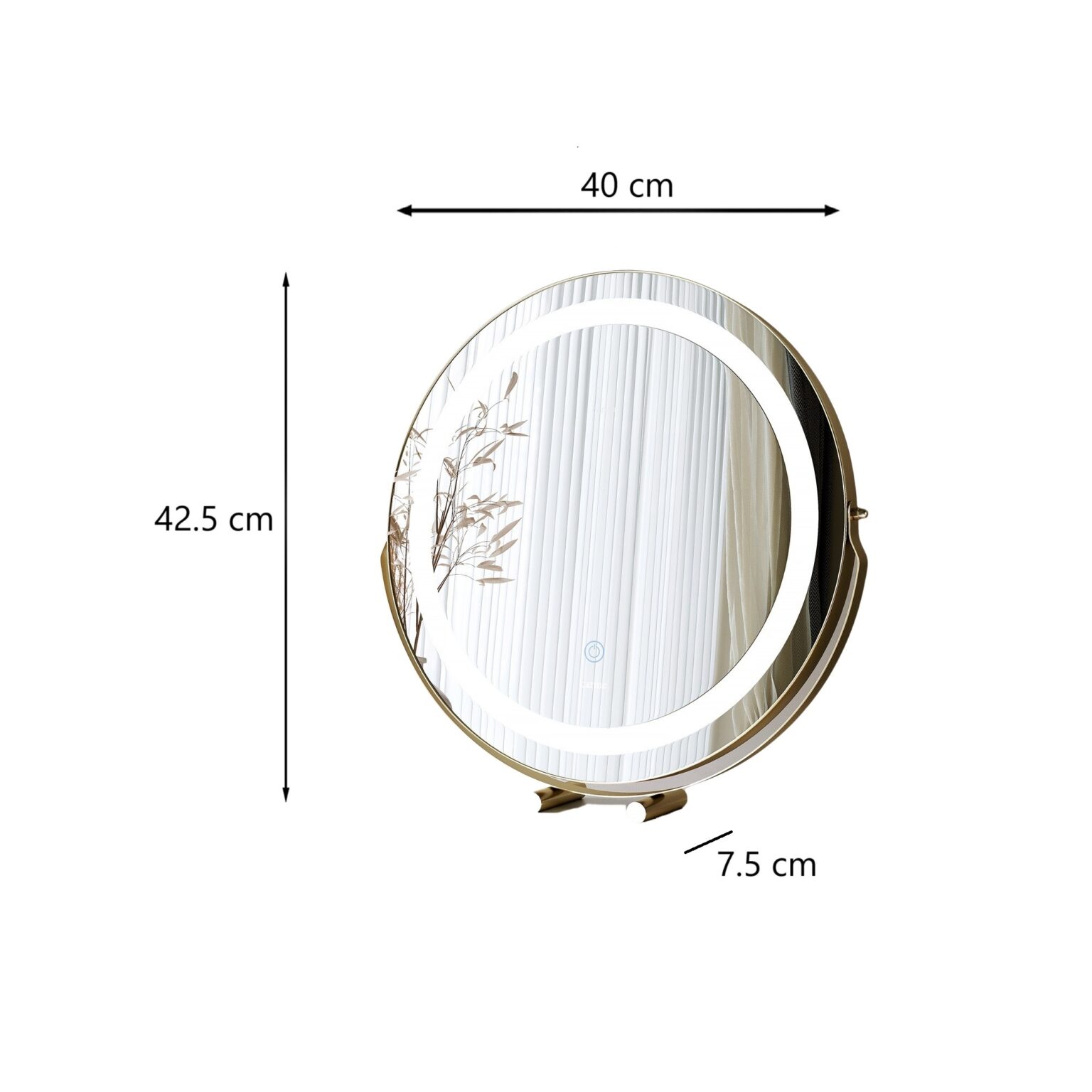 Zara Gold LED Makeup Mirror
