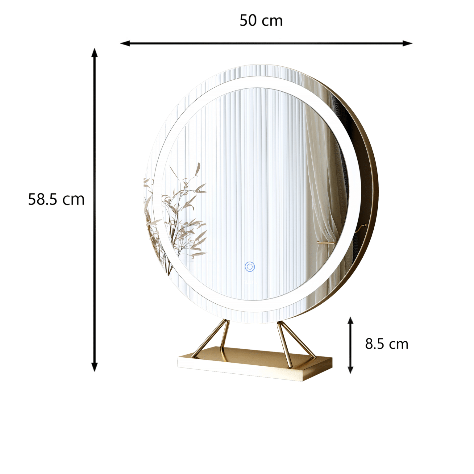 Lillia Gold LED Mirror